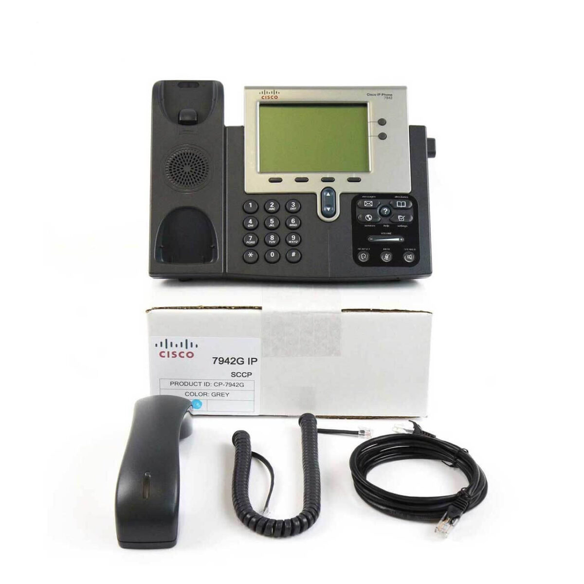 تلفن ویپ سیسکو مدل Cisco IP Phone 7942 - فروشگاه دیجی سیسکو